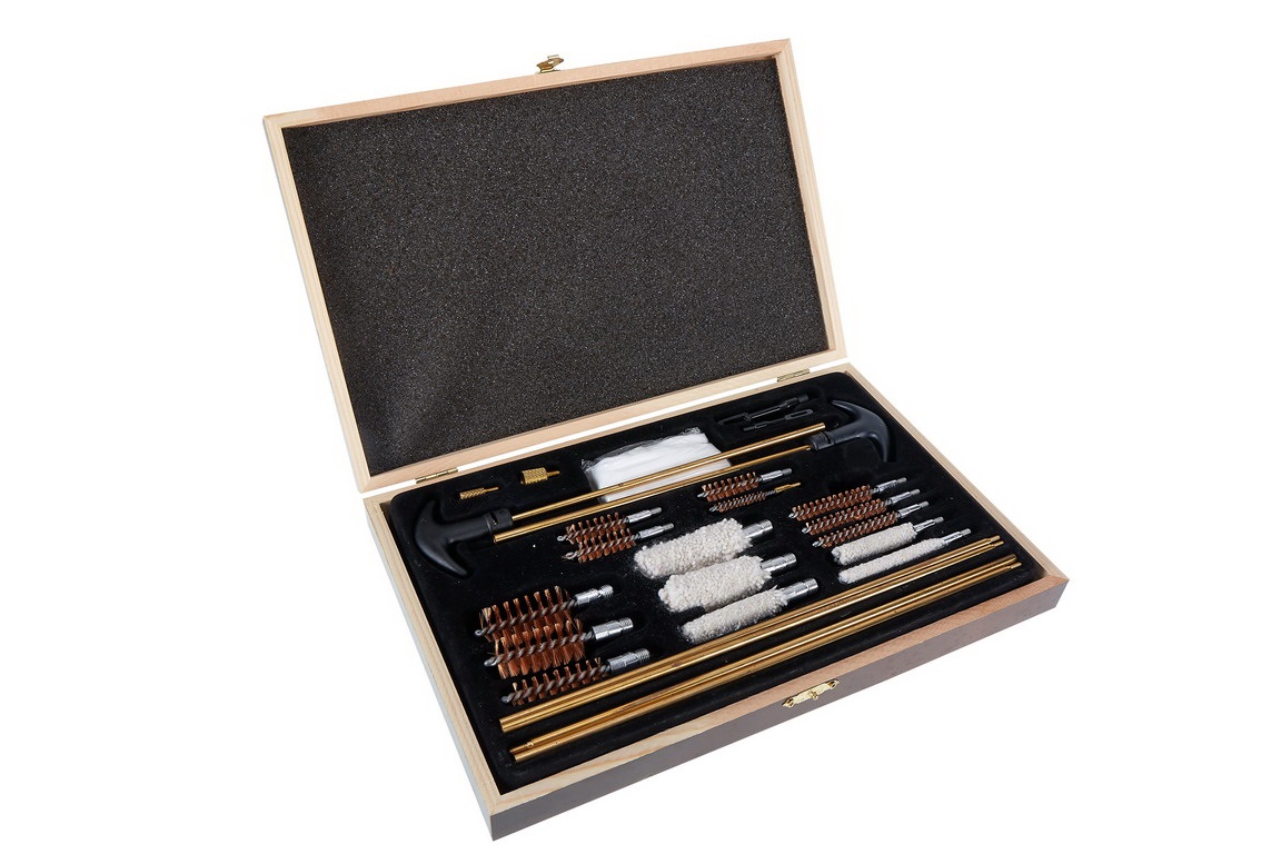GK06 28pcs universal gun cleaning kit suit for shotgun,rifle,handgun ...